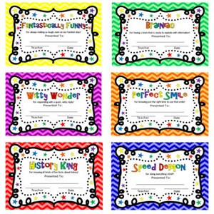 Editable End of Year Superlative Awards: Printable Classroom Awards ...
