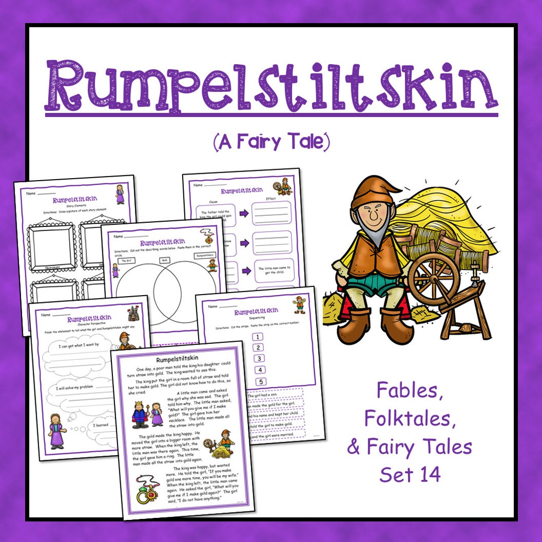 Rumplestiltskin (fairy Tales) Reading Comprehension Activities 2nd ...