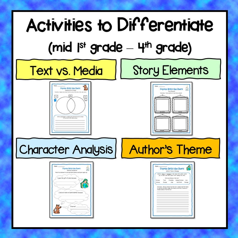 Coyote Spills the Stars (native American Folktales) Reading ...