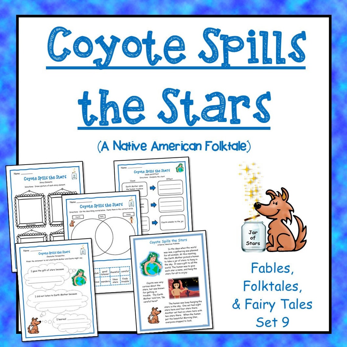 Coyote Spills the Stars (native American Folktales) Reading ...