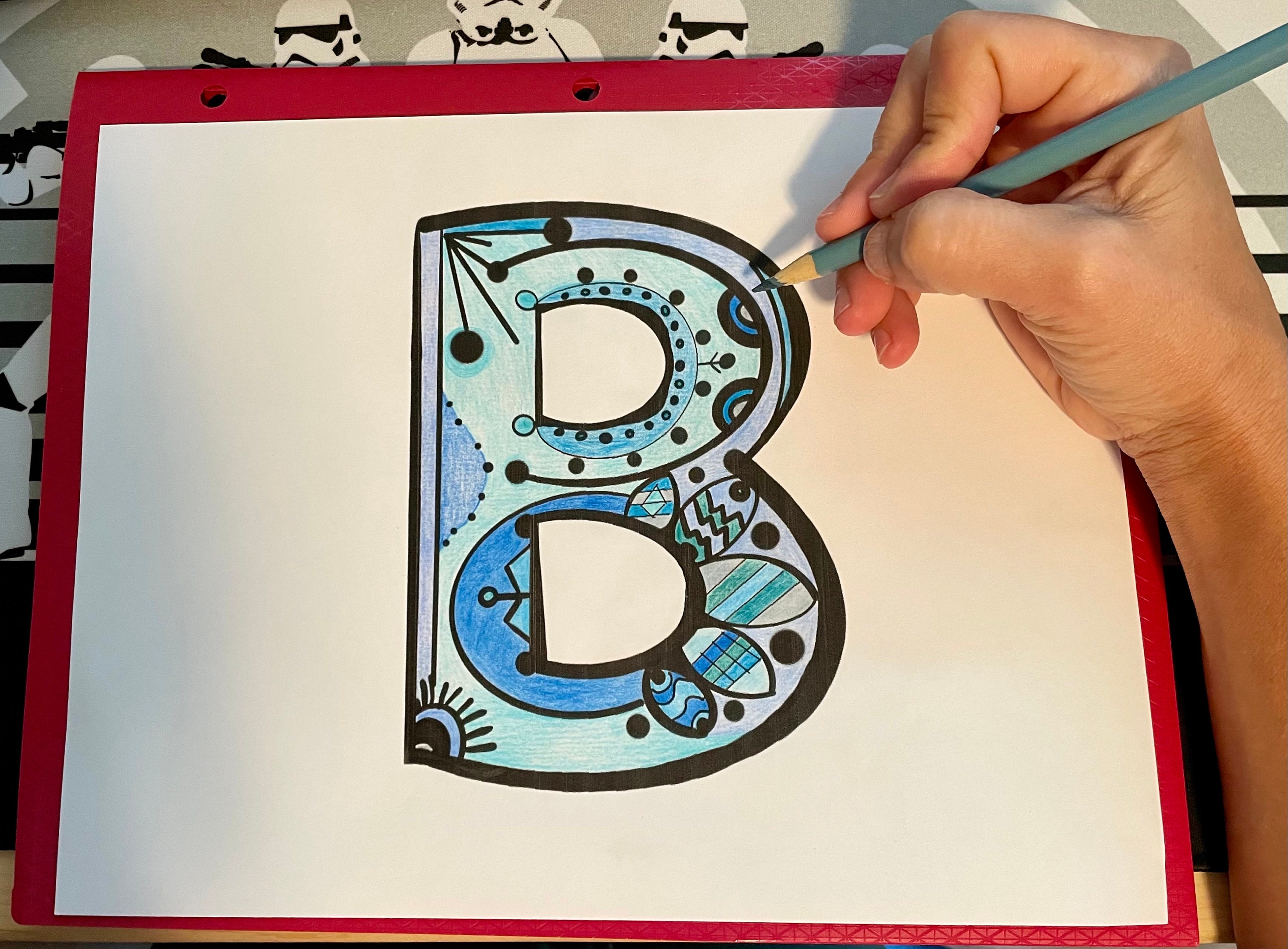 Letter B-printable Instant Download Coloring Page - Etsy