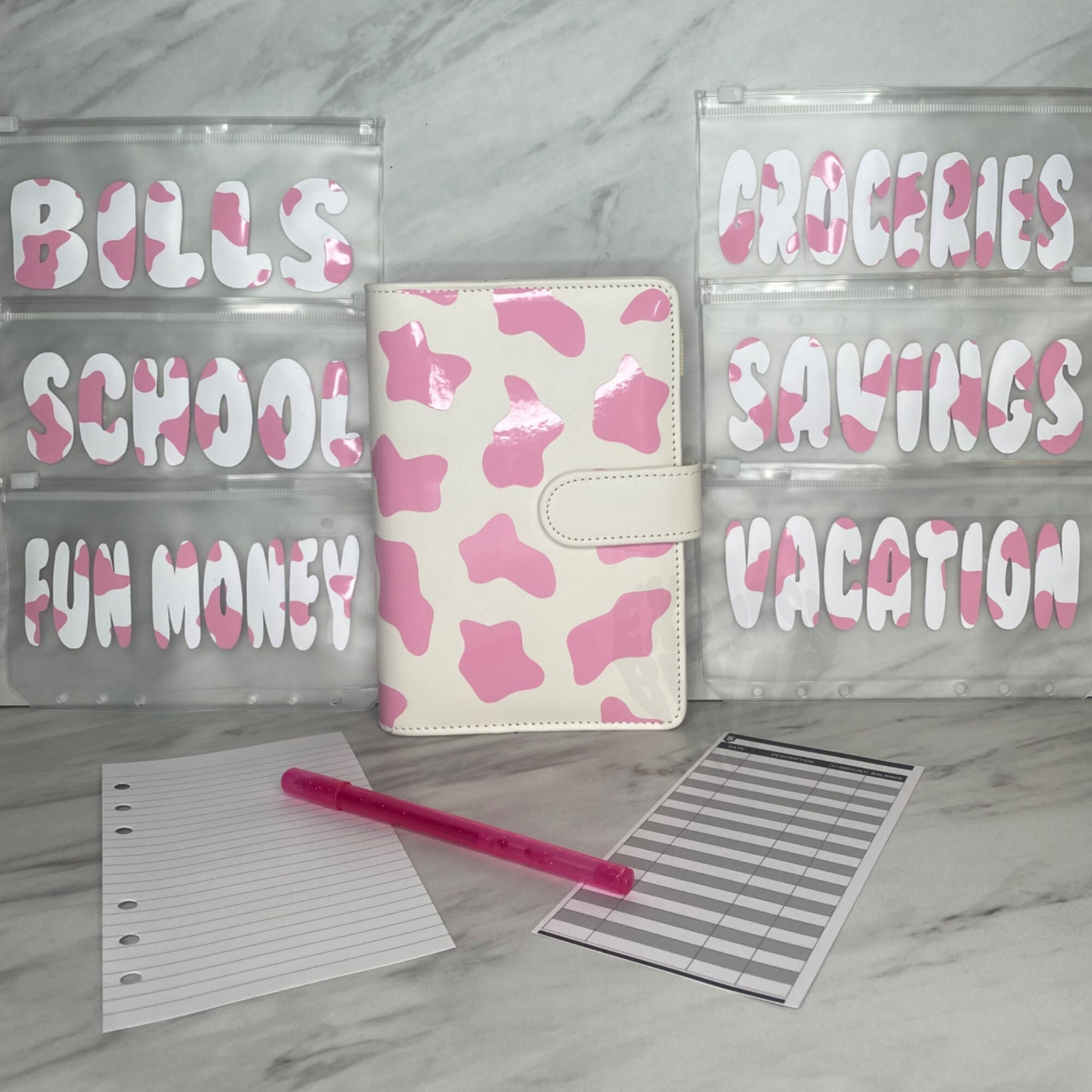 Budget Buddy Budget Binder Savings Wallet Cash Stuffing A6 Binder ...