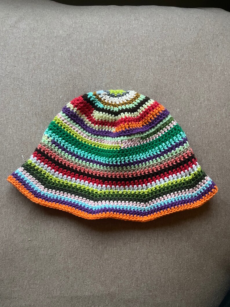 Multi Colored Bucket Hat - Etsy