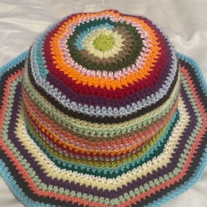 Multi Colored Bucket Hat - Etsy