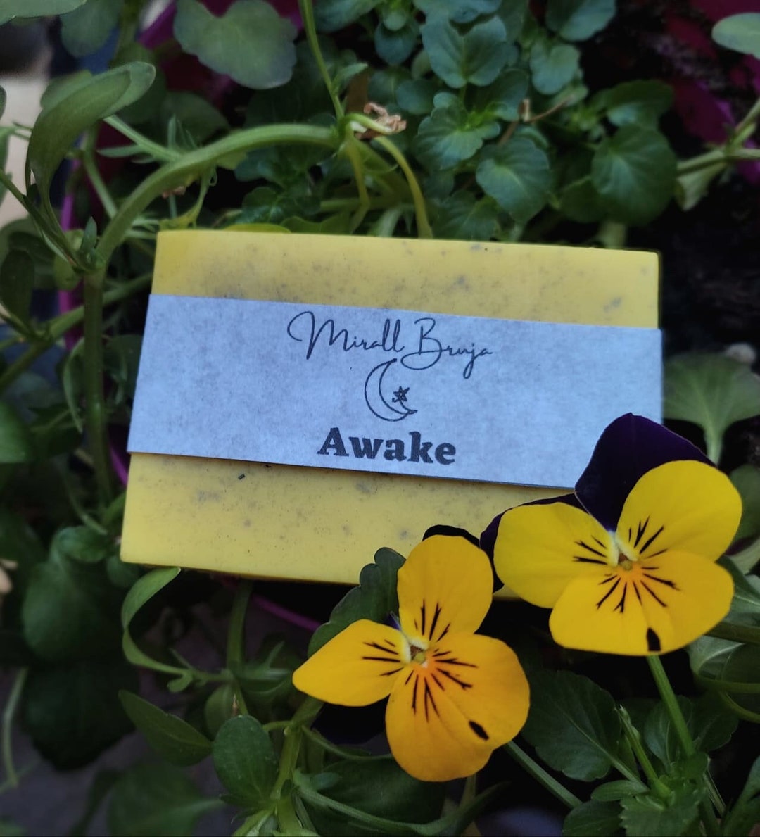 Awake Soap Bar Lemongrass & Calendula Morning Energy Wake up Citrus ...