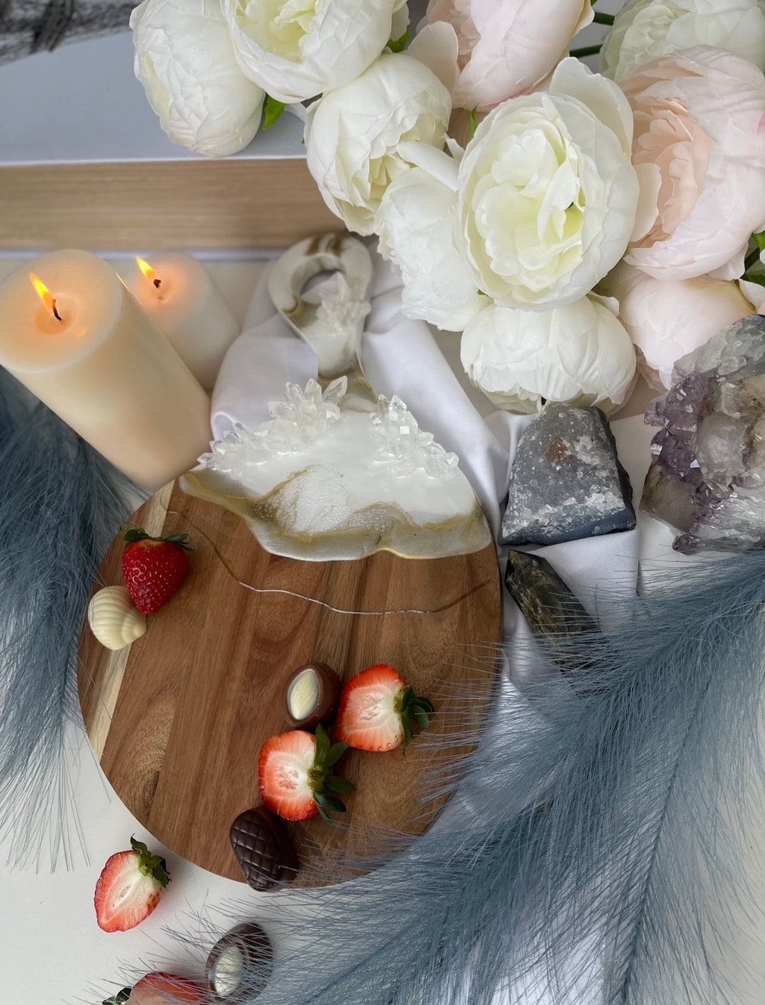 Resin Cheese Board /cheese Board / Decor Art / Epoxy Home Decor ...