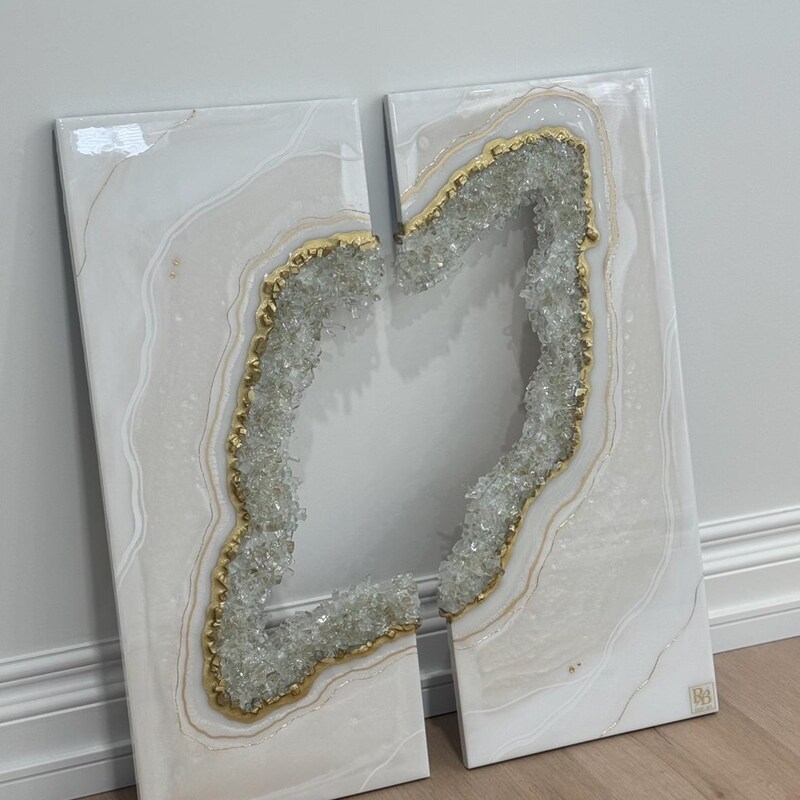 Resin Geode Wall Art - Etsy