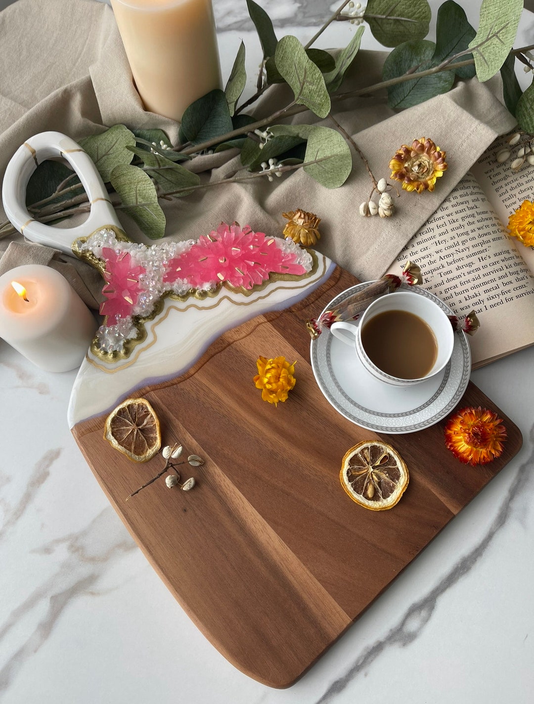 Resin Cheese Board /cheese Board / Decor Art / Epoxy Home Decor ...