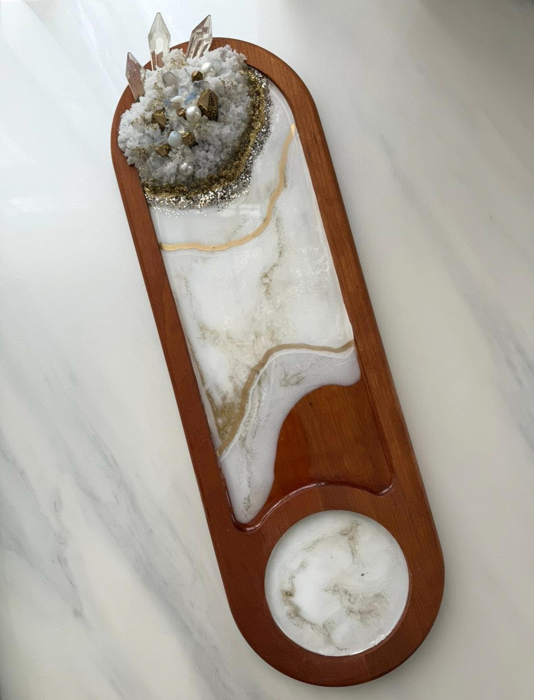 Geode Resin Cheese Board /epoxy Board / Wine Board / Geode Charcuterie ...