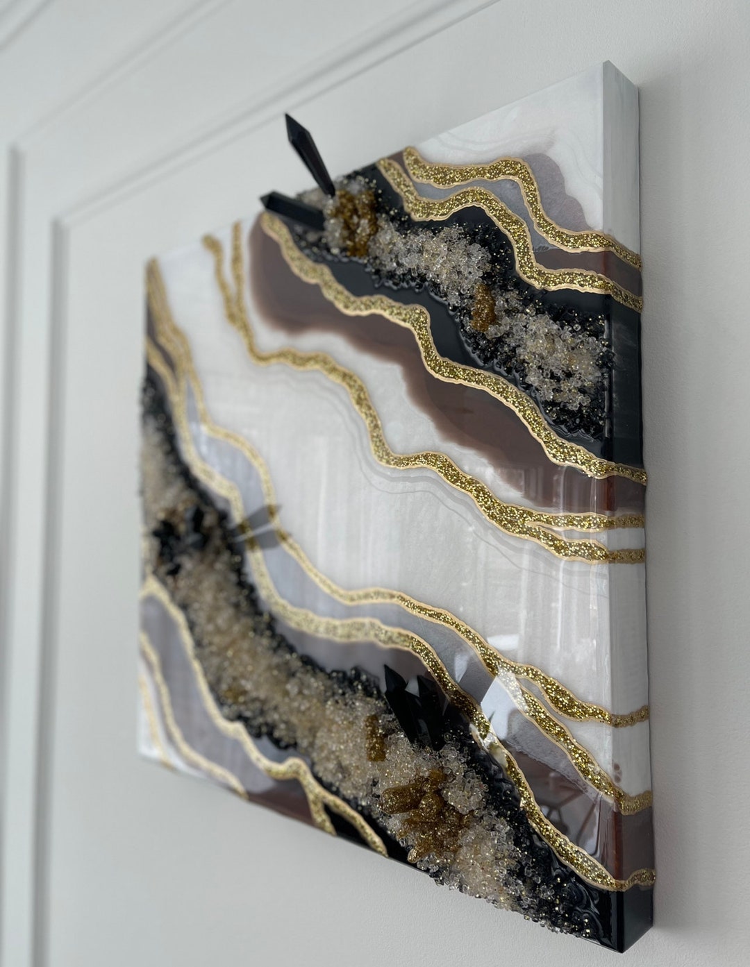 Resin Art / Wall Decor / Epoxy Painting /handmade / Wall Hanging / Art ...