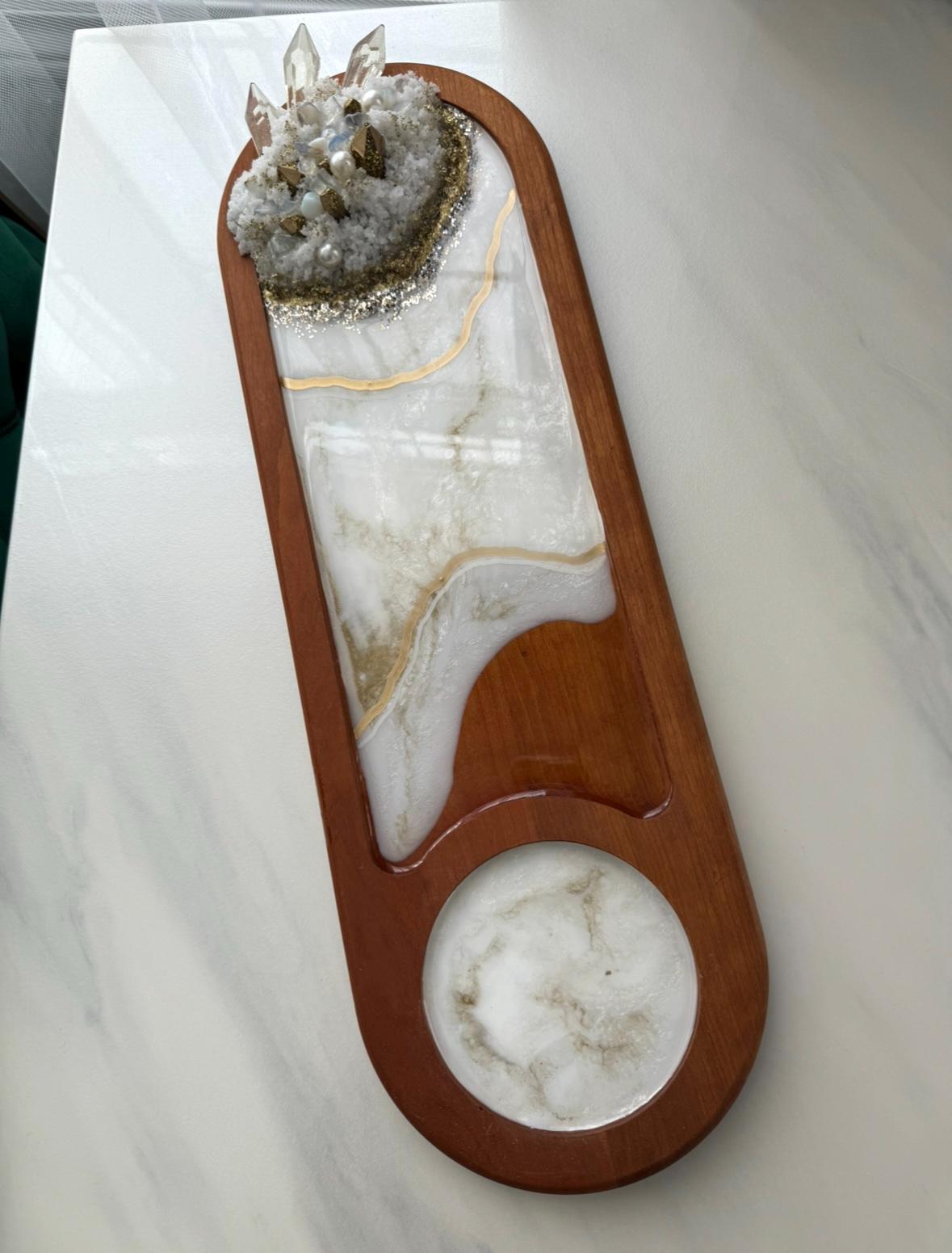 Geode Resin Cheese Board /epoxy Board / Wine Board / Geode Charcuterie ...