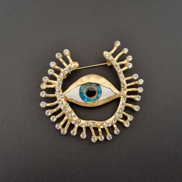 Eye Brooch - Etsy UK