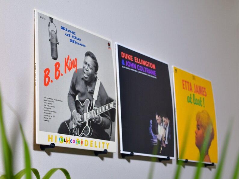 Modern Record Holder Minimalist Vinyl Display Music Lover Gift Vinyl ...