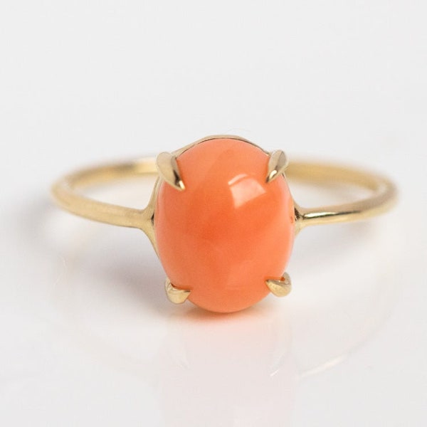 Coral Ring - Etsy