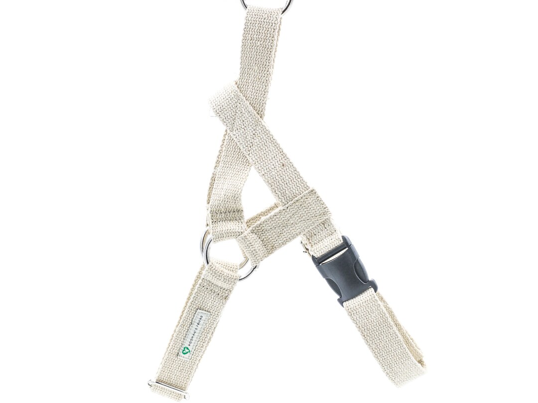 Step in Harness // Natural Hemp Harness, Easy on Harness, Lightweight ...