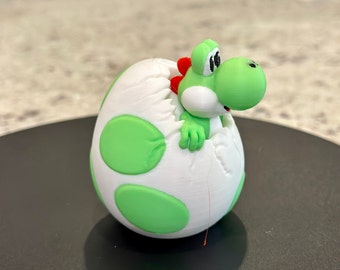 Yoshi Egg Fanart Modeled by Hex3d From Super Mario Video Game 3D Print ...