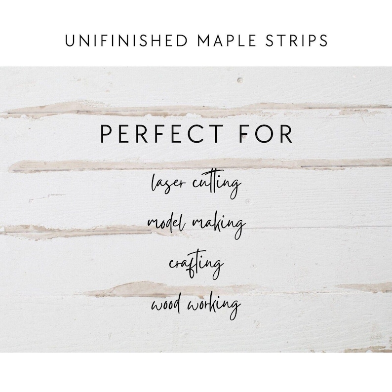 Lot of 10 Thin MAPLE Unfinished Lumber Wood Strips 12-3/4" X 1-3/8" X 3 ...