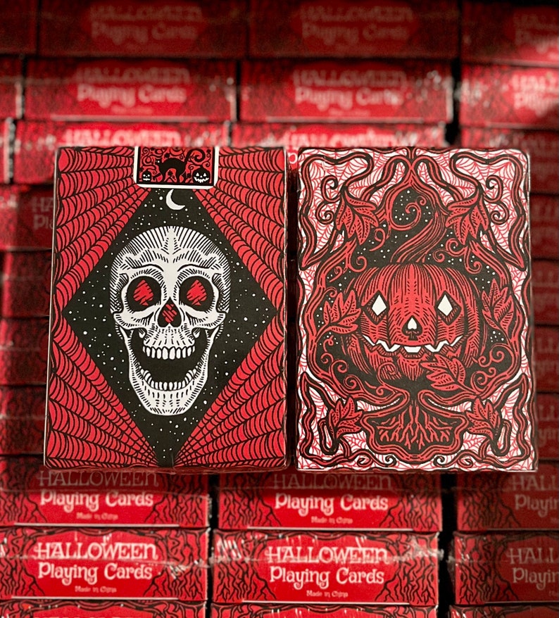 Halloween Playing Cards - Etsy