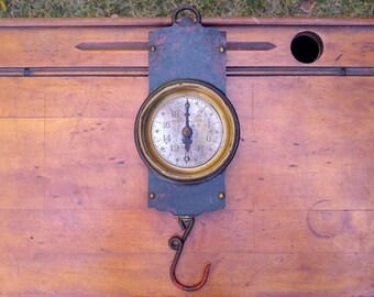 Antique Brass Hanging Scale - Etsy