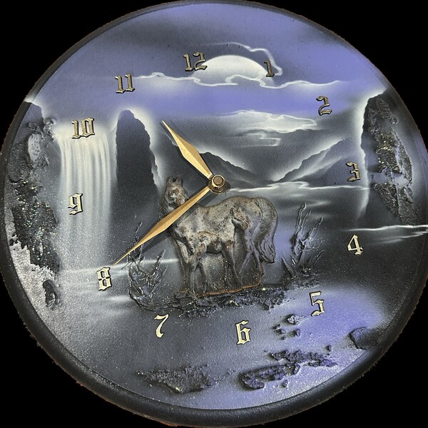 Hand Painted Clocks - Etsy