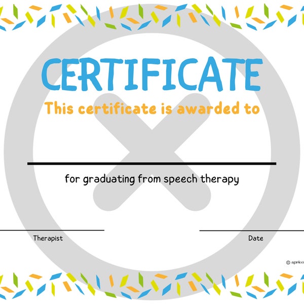 Therapy Graduation Certificate - Etsy