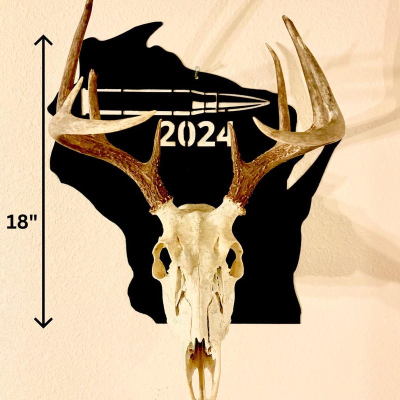 Custom State Skull Mount - Etsy