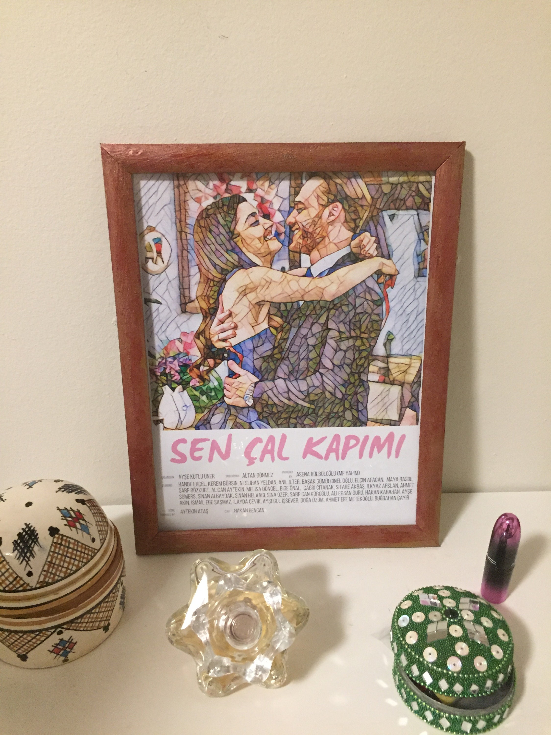 SEN ÇAL KAPIMI Framed Mosaic Poster 8.5 X 11 toz - Etsy