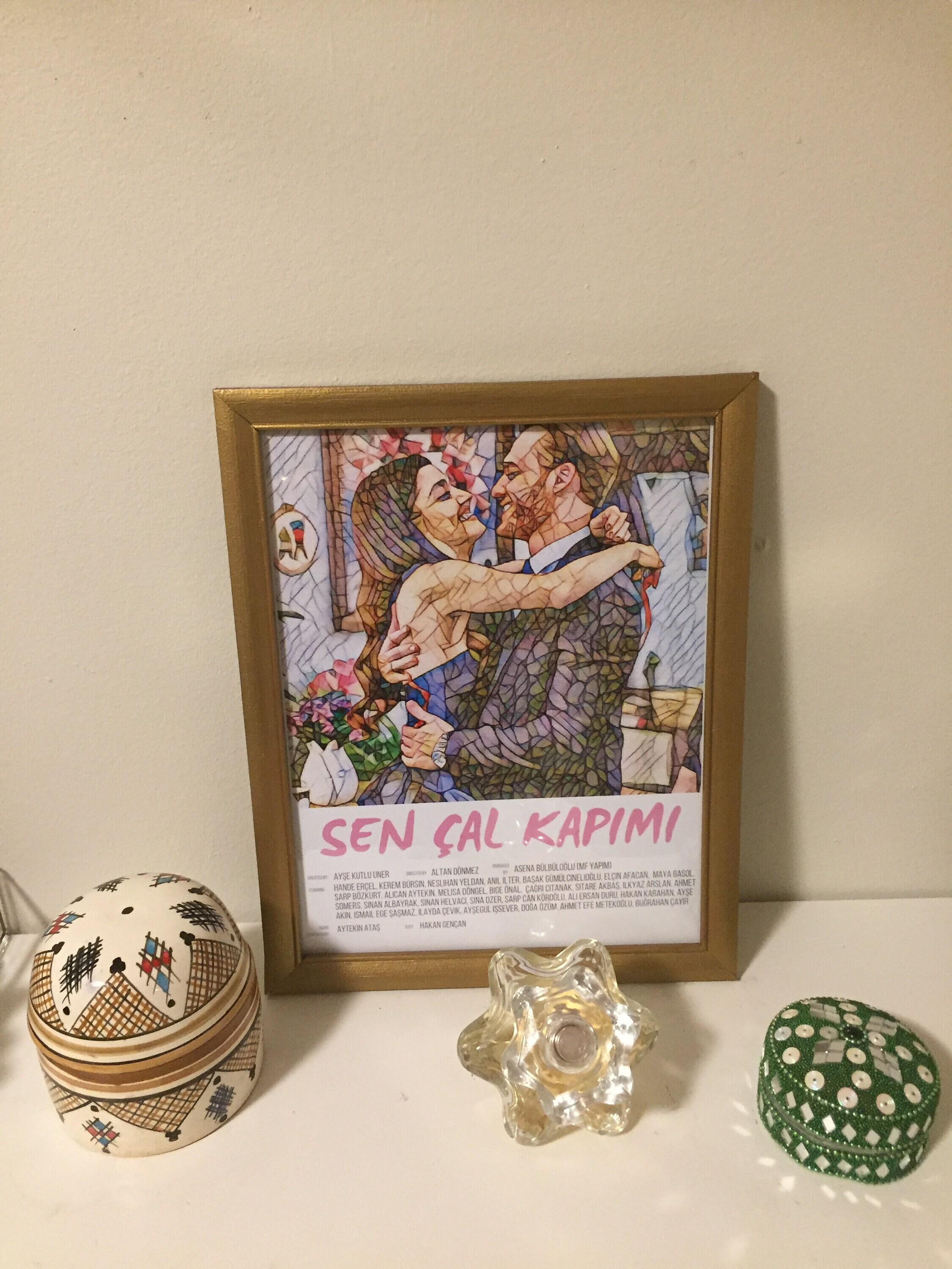 SEN ÇAL KAPIMI Framed Mosaic Poster 8.5 X 11 toz - Etsy