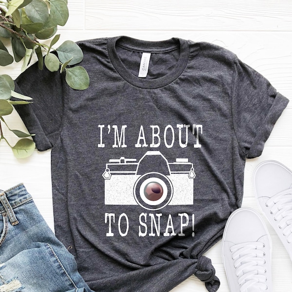 Camera Tee Shirt - Etsy
