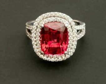 Lab Grown Garnet Ring - Etsy