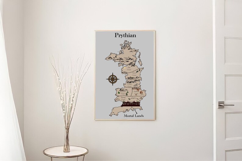 Acotar Map Wall Art | Etsy