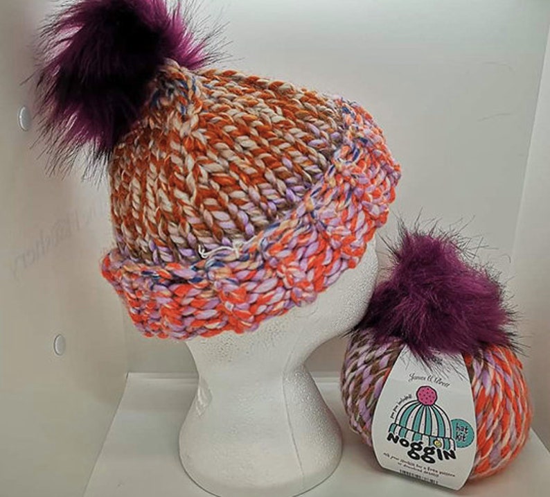 Noggin Hat Kit Make a Jolly Wooly Hat in Super Chunky Yarn - Etsy