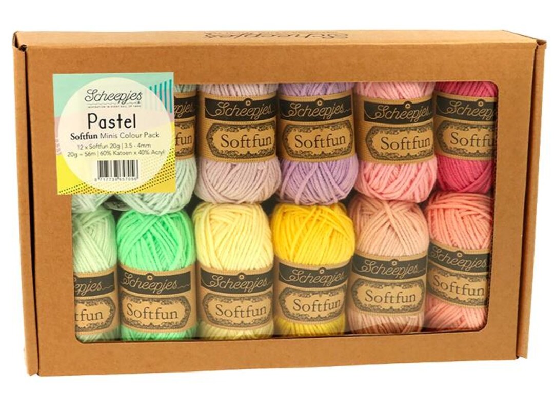 Soft Fun Minis Colour Pack - Pastel - Etsy
