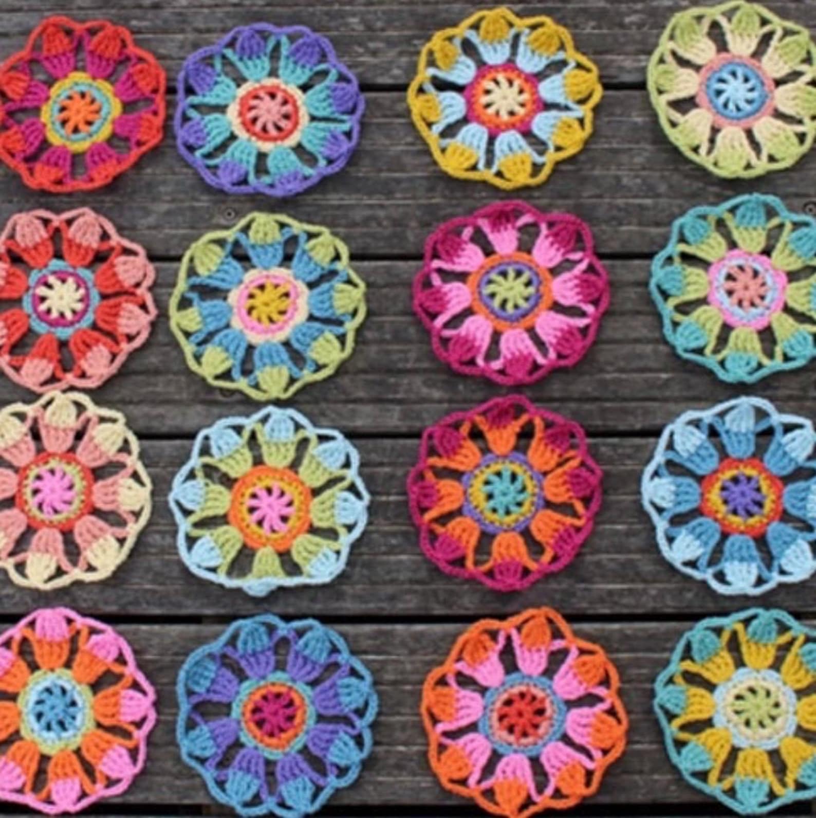 Persian Tiles - Eastern Jewels Crochet Blanket - Yarn and Pattern Pack ...