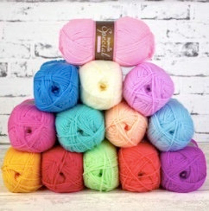 Colorful Crochet Blanket Yarn Pack - Stylecraft Special DK - Etsy