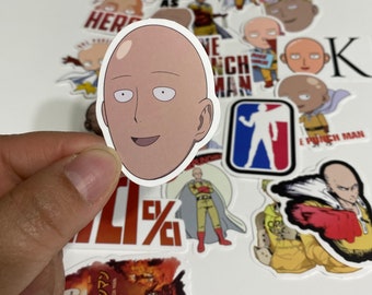 One Punch Man Stickers - Etsy