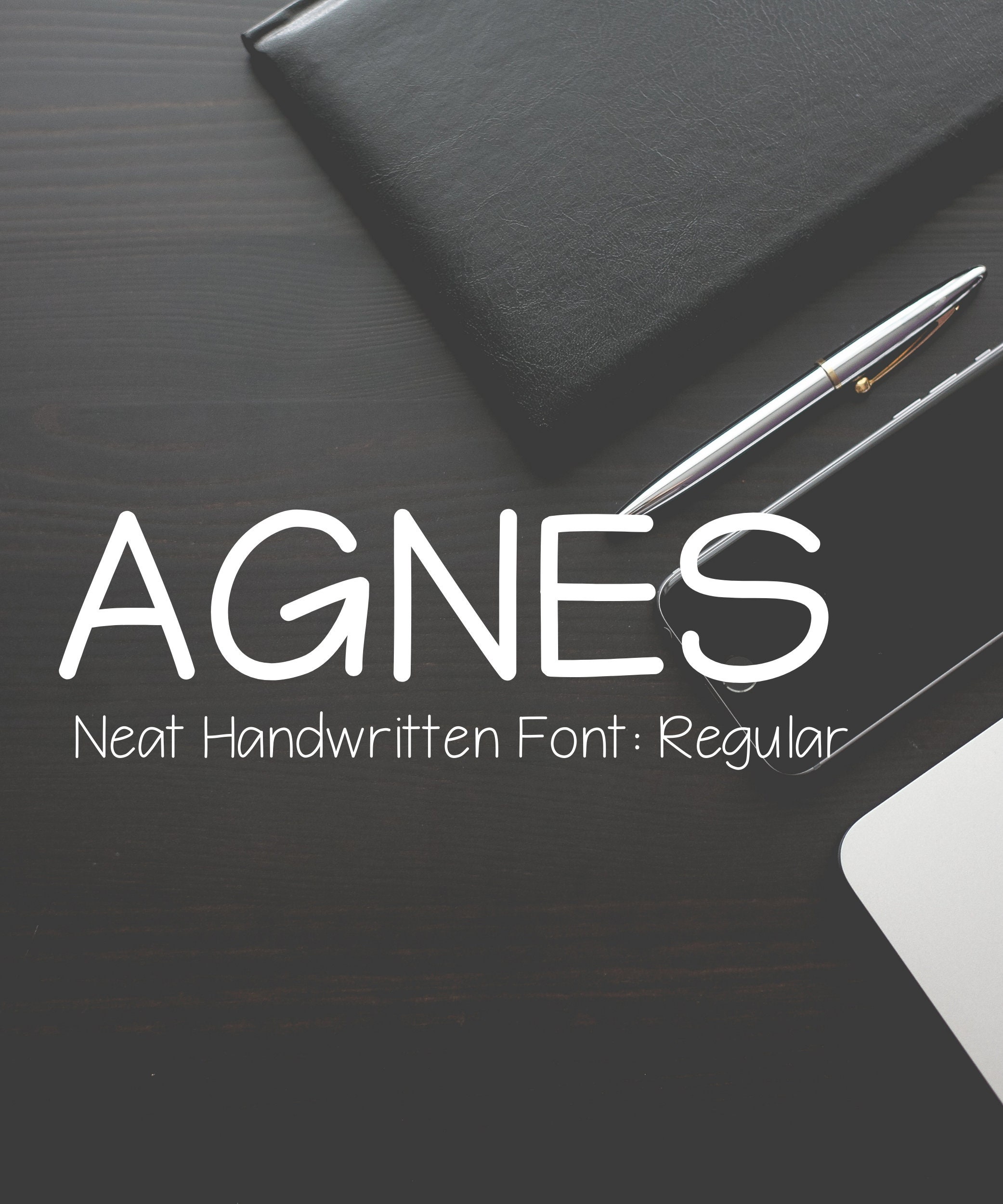 Agnes Font Handwritten Font Neat Font Handwriting Font - Etsy