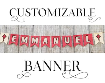 Emmanuel Banner - Etsy