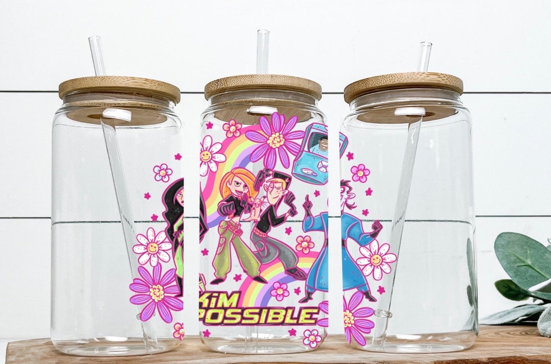 Kim Possible Glass Cup - Etsy