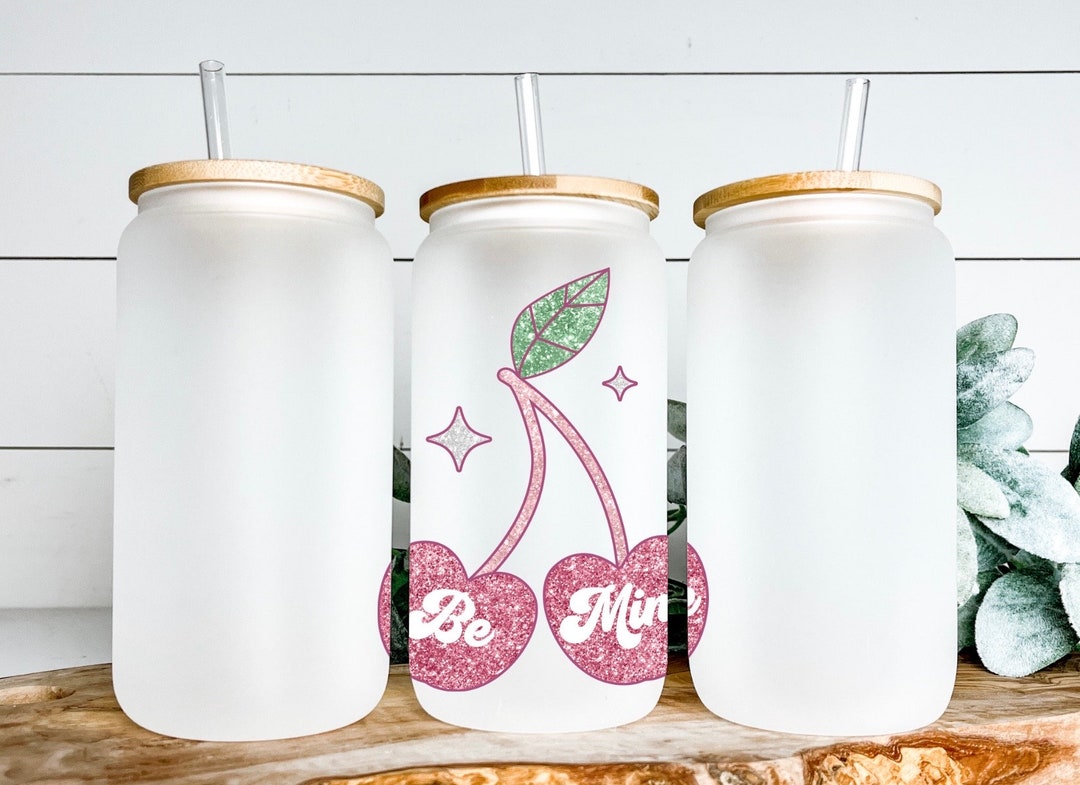 Be Mine Glass Cup - Etsy