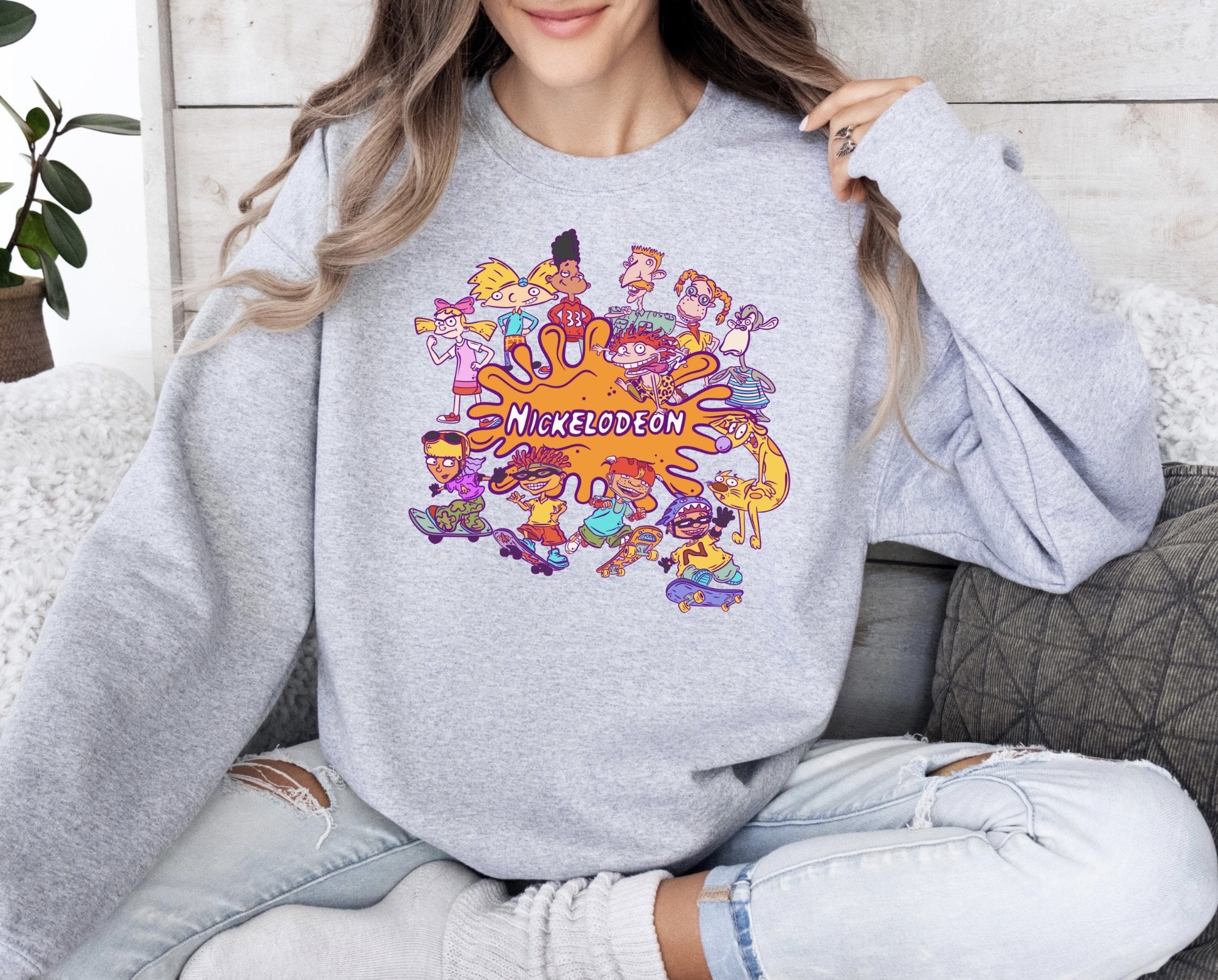 2000s Nostalgia Cartoon Sweatshirt/shirt - Etsy