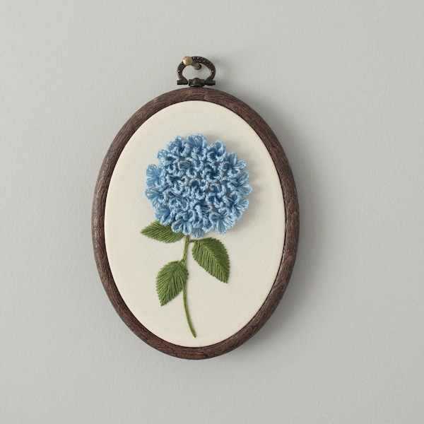 Hydrangea Embroidery - Etsy