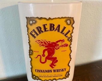 Fireball Whiskey Candle - Etsy
