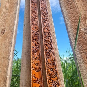 Belt Custom Belt Tooled Belt Leather Belt Western Belt - Etsy