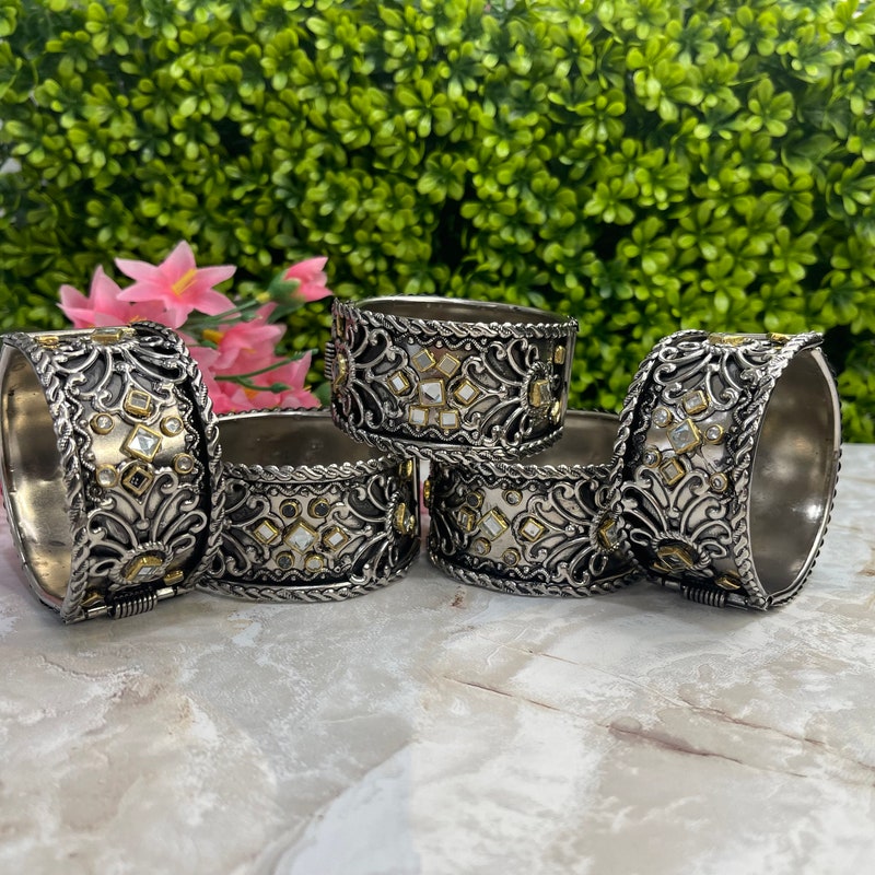 Oxidized Bangles - Etsy