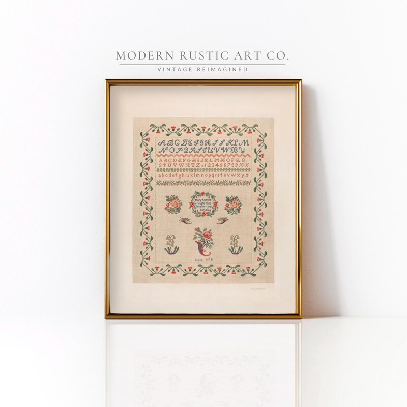Victorian Sampler - Etsy