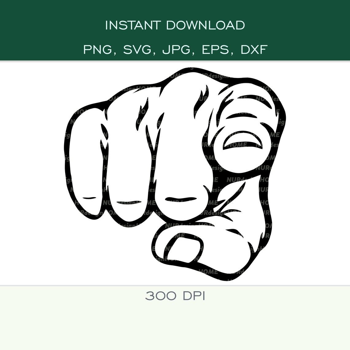 Pointing Finger Hand - Point You - Pointing at - SVG, PNG, Eps, Dxf ...