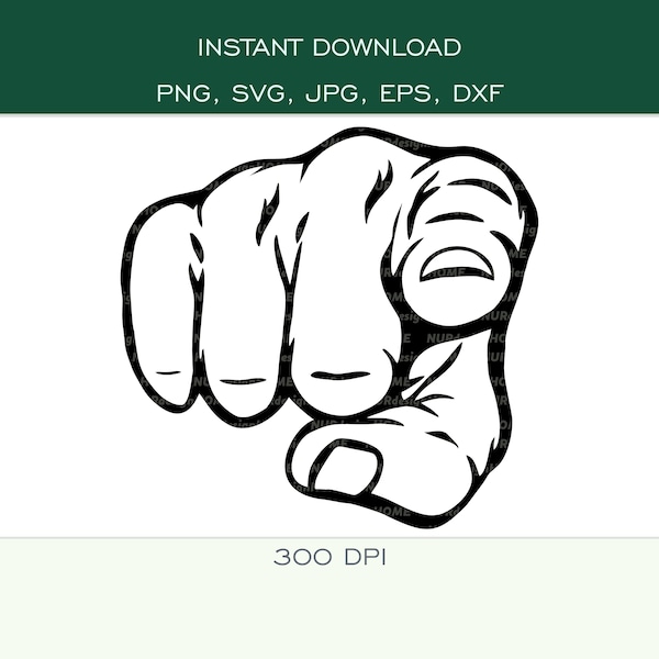 Middle Finger Dxf Files - Etsy