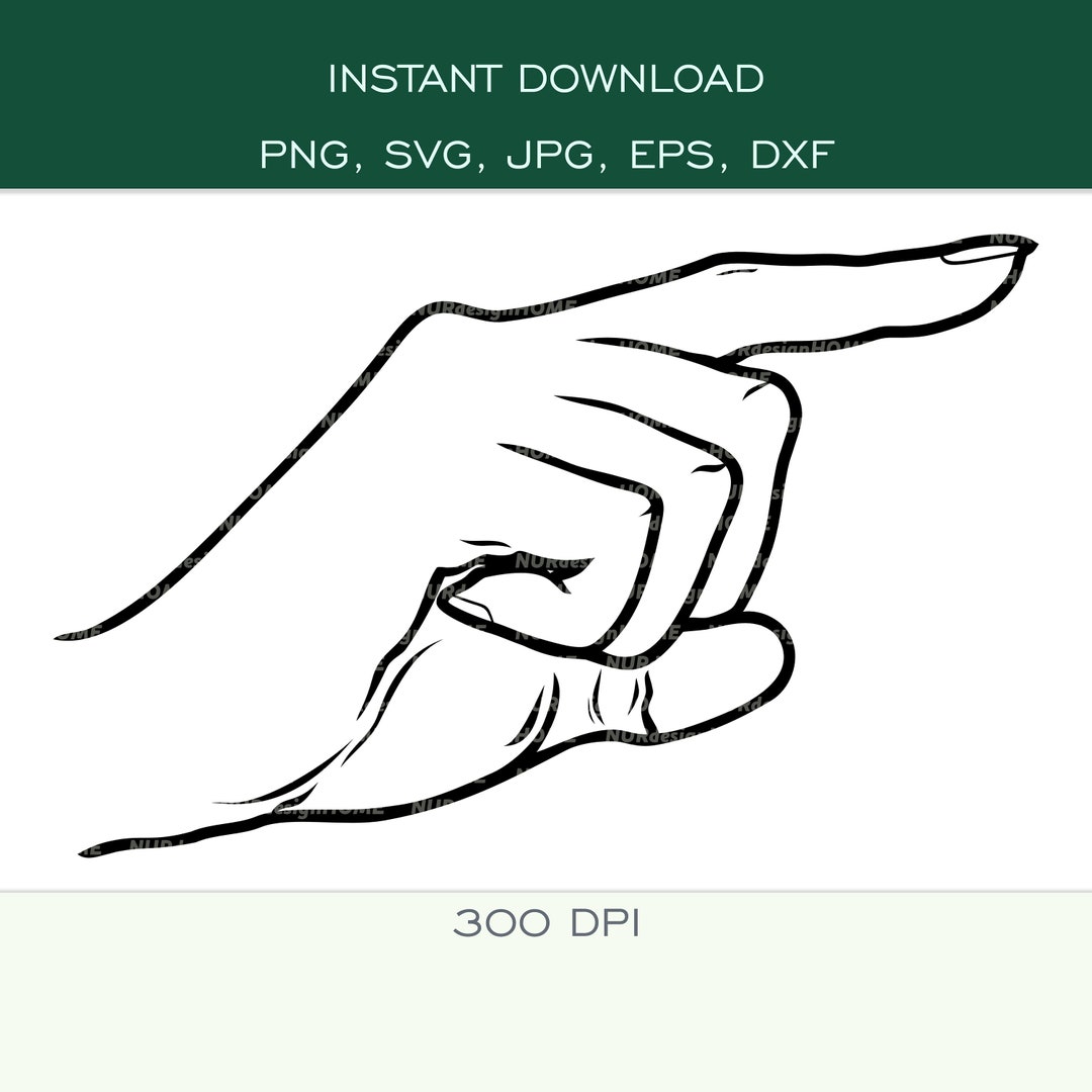 Woman Pointing Finger Hand - Point You - Pointing at - SVG, PNG, Eps ...