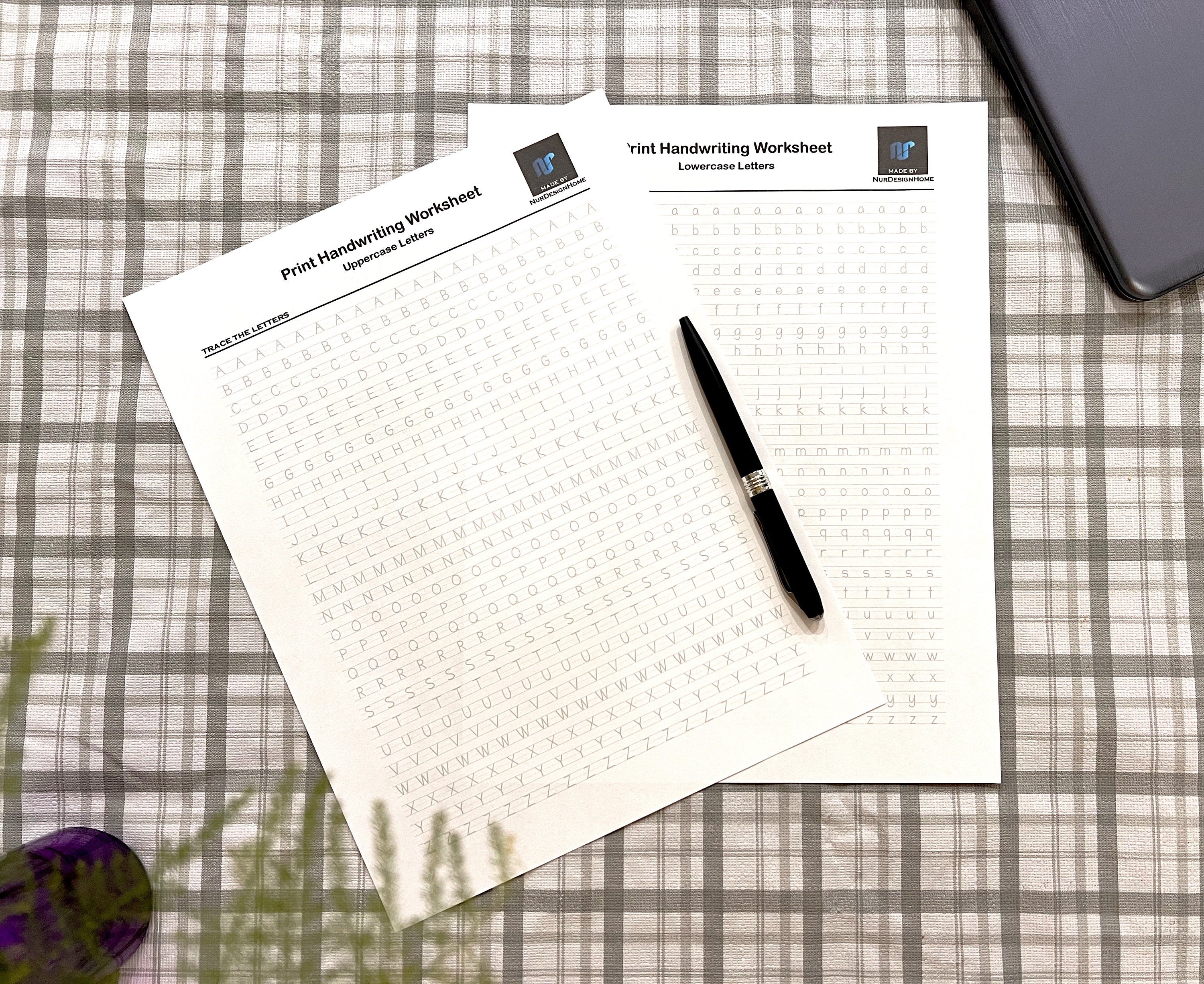 Printable Handwriting Worksheets (5 Pages) - US Letter & A4 Sizes - PDF ...